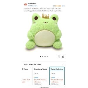 Claire's | Toys | Cute Frog Stuffed Animal | Poshmark